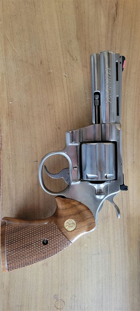 E Nickel Custom Shop Colt Python R GunPorn
