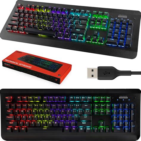Купить МЕХАНИЧЕСКАЯ КЛАВИАТУРА RGB, СИНИЕ ПЕРЕКЛЮЧАТЕЛИ: отзывы, фото и ...