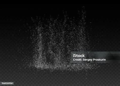 부엌 빵집 광고 비디오를위한 디자인 요소 분말 설탕 폭발 또는 튀김 떨어지는 밀가루 소금 가루가 부드럽게 떨어집니다 평면도 3d 효과 0명에 대한 스톡 벡터 아트 및 기타