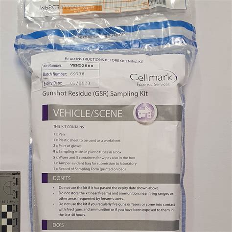 Cellmark Gsr Vehiclescene Sampling Kit — Scenesafe