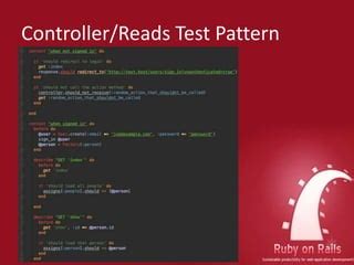 Beginners Overview Of Automated Testing With Rspec PPT