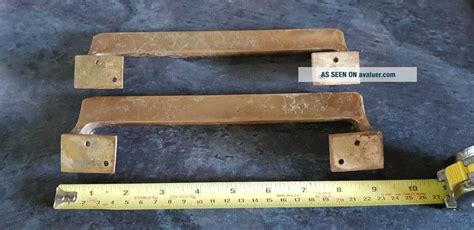 Vintage Reclaimed Solid Brass Door Pull Handles 300438