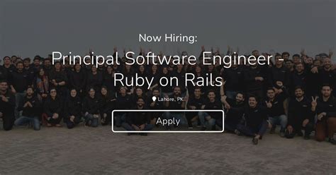 principal software engineer ruby on rails at dubizzle labs