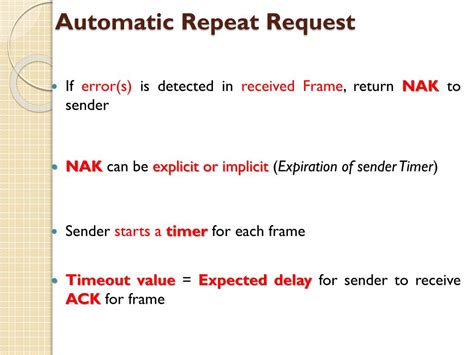 Ppt Data Link Layer Flow And Error Control Powerpoint Presentation