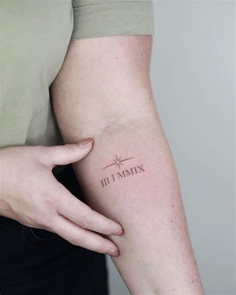 Roman Numeral Date Tattoo Artofit