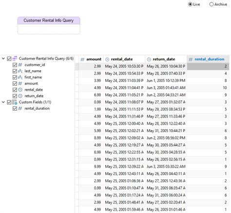 Creating Custom Fields In Navicat Bi Calculated Fields