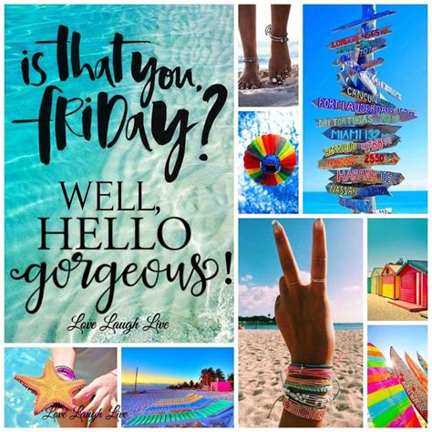 Pin By Pinner On Summer Beach Collages Good Morning Happy Friday