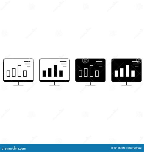 Collection Of Chart Logos Cartoon Vector 70565857