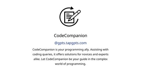 Codecompanion Gpts Features And Functions Examples And Prompts Gpt Store