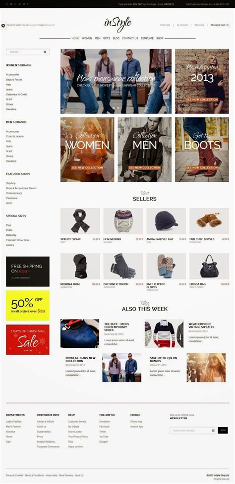 Joomla Ecommerce Template