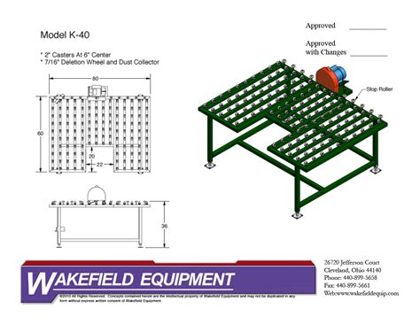 Low E Edge Deletion Table Wakefield Equipment
