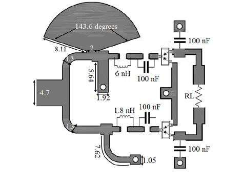 Topology Of The Proposed Rectifying Circuit With A Two Branch Impedance