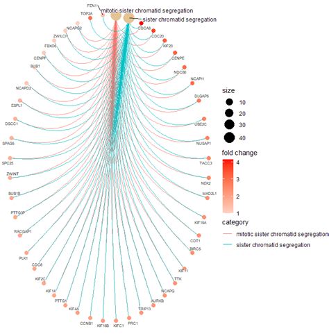 reduce the number of nodes appear in the cnetplot of clusterprofiler
