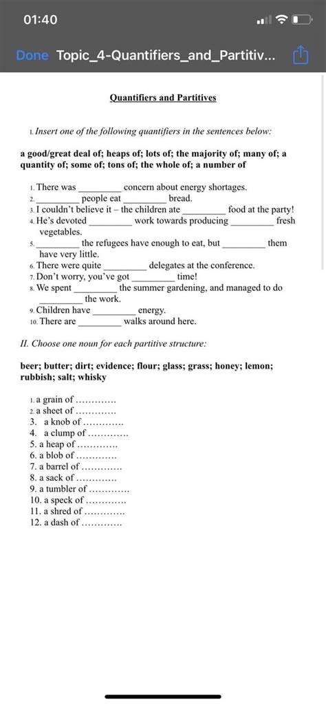University Quantifiers And Partitives Help Pls Rhomeworkhelp University Quantifiers And Partitives Help Pls Rhomeworkhelp