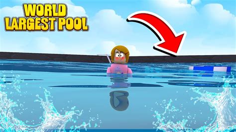 Roblox Roleplay Worlds Largest Swimming Pool Youtube
