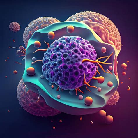 Premium Photo Cells Attacking Cancer Cells Created With Ai Generation