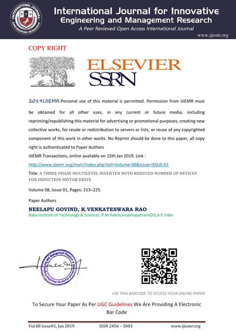 Pdf Copy Right · Multilevel Inverter Topology Using Reduced Number Of Auxiliary Switches The