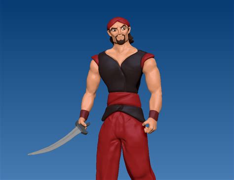 🎬 Sinbad From Sinbad The Legend Of The Seven Seas Cartoon Movie・ Obj File For 3d Printing・cults