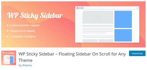 Best Wordpress Sidebar Plugins Free And Premium