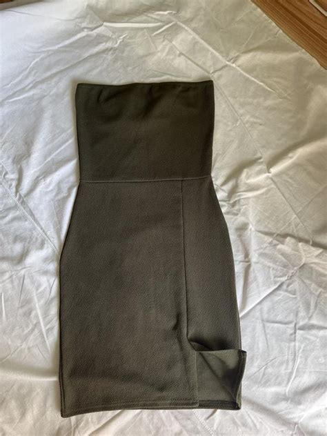 Коротка хакі міні сукня Plt — ціна 99 грн у каталозі Короткі сукні Купити жіночі речі за