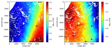 Synthetic Interferograms Of Atmospheric Phase Delay Atm Derived Download Scientific