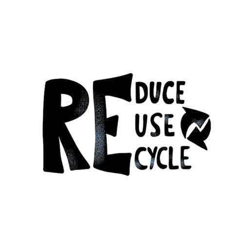 Premium Vector Reduce Reuse Recycle Concept Vector Design