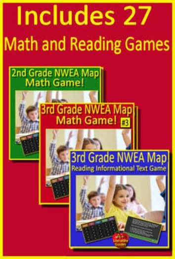 2nd 3rd 4th 5th Grade Nwea Map Test Prep Reading And Math Practice Tests Games