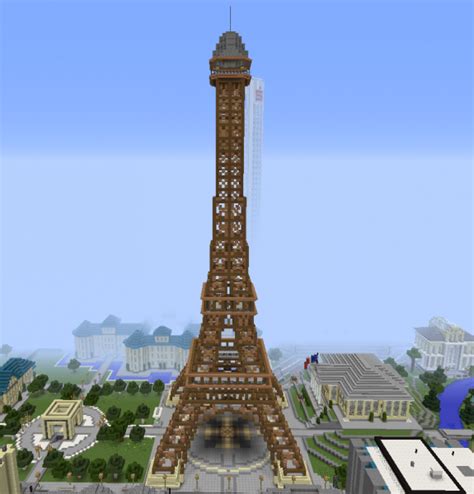 Eiffel Tower Schematic Minecraft