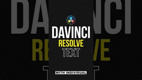 【davinci Resolve 17】advanced Title Animations In Davinci Resolve