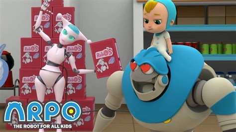 사랑에 빠진 알포 ・ 재미있는 어린이 만화 모음 ・ 로봇알포 Arpo The Robot Youtube
