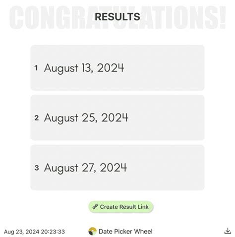 Date Picker Wheel Generate Random Date By Spinning
