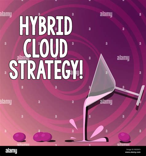 Handwriting Text Writing Hybrid Cloud Strategy Concept Meaning Cloud