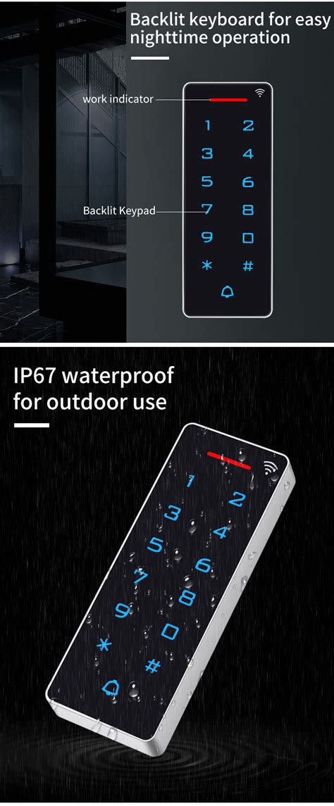 Wifi Tuya Smart App Door Access Control Keypad Standalone Idandic Rfid