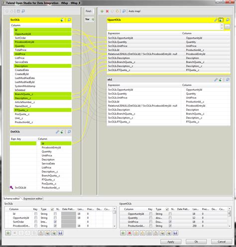 Data Loader Copy Opportunities With Lineitems With Talend