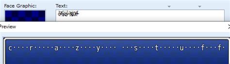 [solved] display corrupted text for unreadable signs or demonic speech