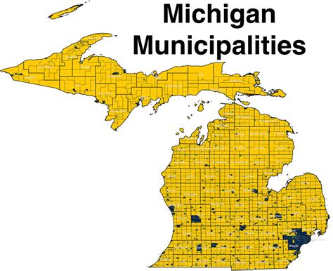 List Of Municipalities In Michigan Wikiwand