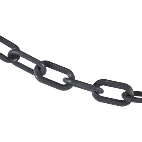 Mr Chain 2 In 8 51 Mm X 10 Ft Plastic Safety Chain In Slate Gray