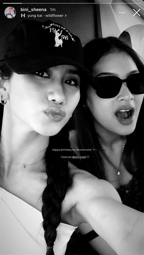 Bini Sheena Bini Colet Bestie Birthday Story Instagram Ig Birthday