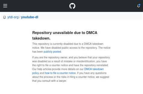 Youtube Dl Hit With Dmca Takedown By The Riaa Front Page Linux