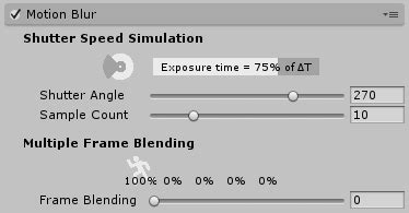 Unity - Manual: Motion Blur