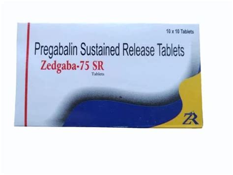 Pregabalin Sustained Release Tablets For Clinical 75 Mg At ₹ 135