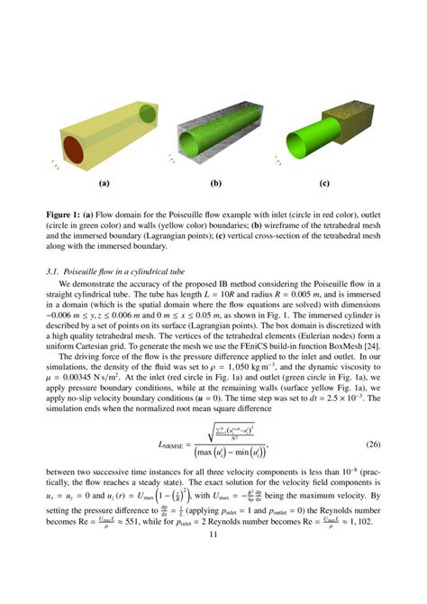 Immersed Boundary Finite Element Method For Blood Flow Simulation DeepAI