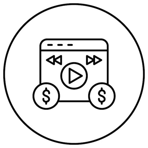 Premium Vector Video Monetization Icon Vector Image Can Be Used For Web Marketing