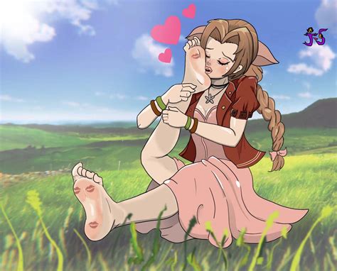 Aerith Lust For Her Own Feet By Jstratus On Deviantart