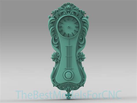 3d File 3d Model Stl File For Cnc Router Laser And 3d Printer Decor Style Clock 📁 ・3d Printing