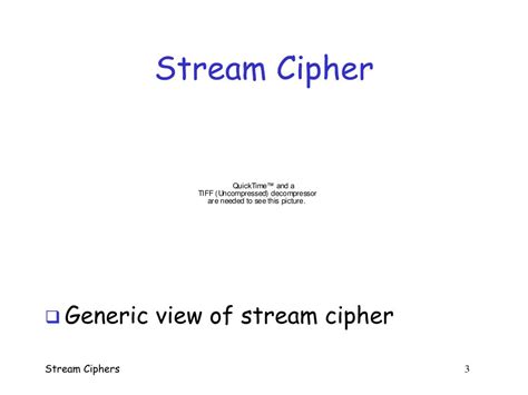 PPT Stream Ciphers PowerPoint Presentation Free Download ID