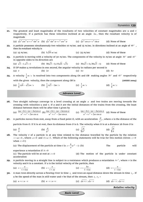 SOLUTION Iit Jee Main Maths Notes For Dynamics Assignment With Answers Studypool