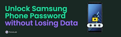 [3 best ways] unlock samsung phone forgot password without losing data