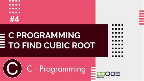 C Program To Print Cube Of Given Number C Programming Basics C Programming Examples Youtube