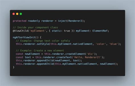 How Renderer2 Simplifies Dom Manipulation In Angular Hardik P Posted